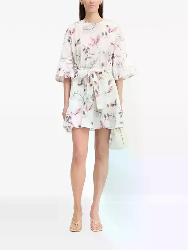 Munthe Blaydon Mini Dress With Three-quarter Length Sleeves