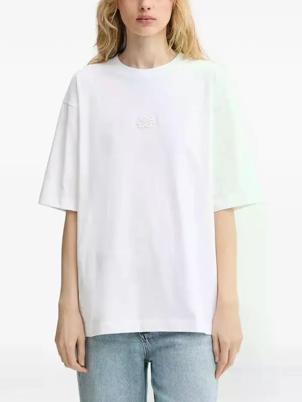 Filling Pieces Embroidered Logo T-shirt