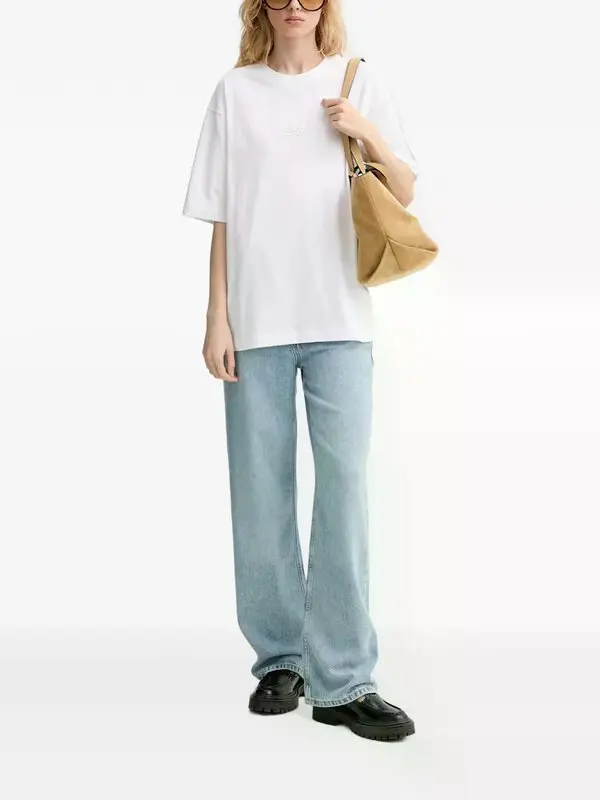 Filling Pieces Embroidered Logo T-shirt