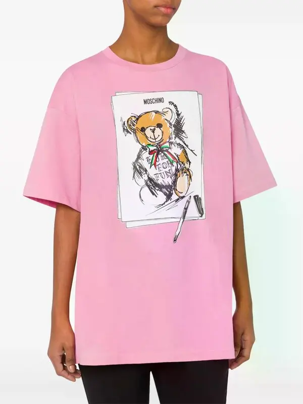 Moschino Teddy Bear Cotton T-shirt