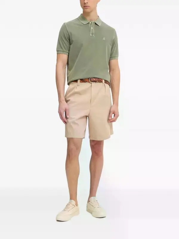 Marc O'polo Logo-embroidered Short-sleeve Polo Shirt