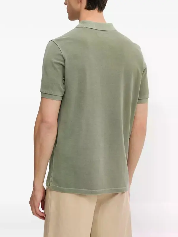 Marc O'polo Logo-embroidered Short-sleeve Polo Shirt