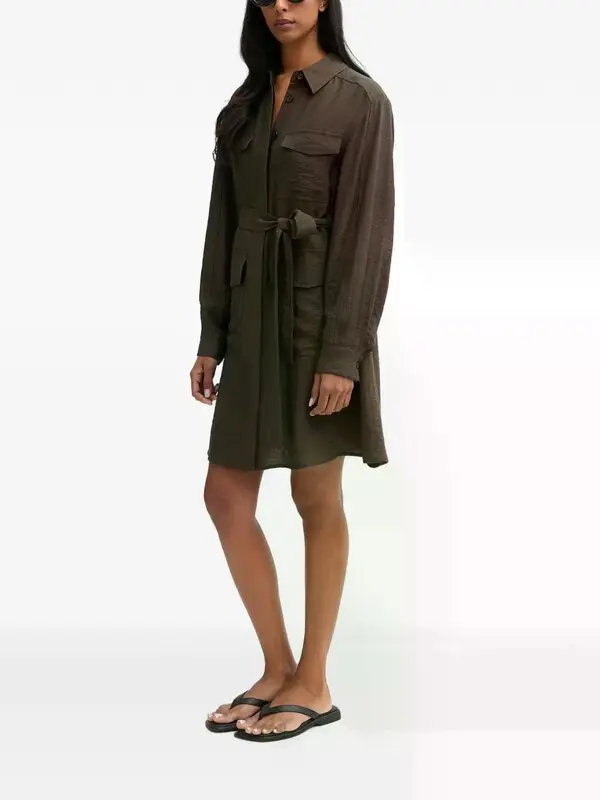 Marc O'polo Belted Cargo Mini Dress