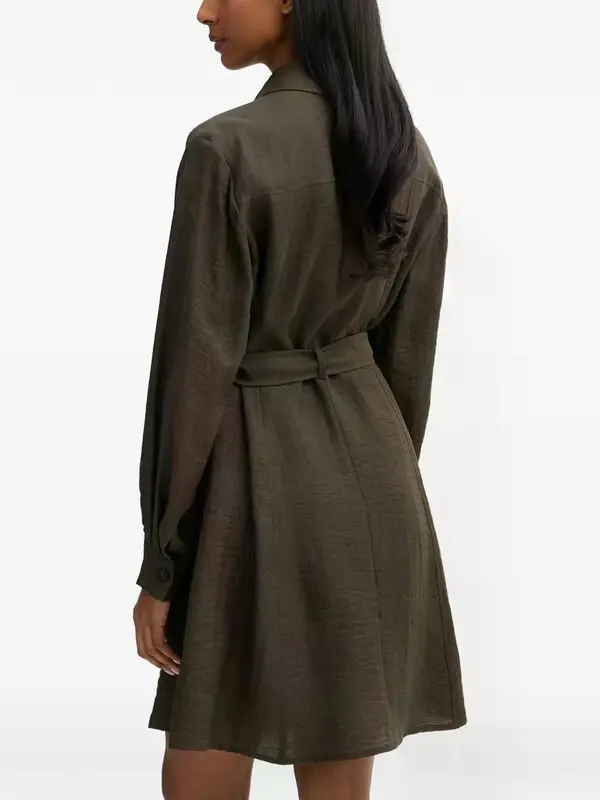 Marc O'polo Belted Cargo Mini Dress