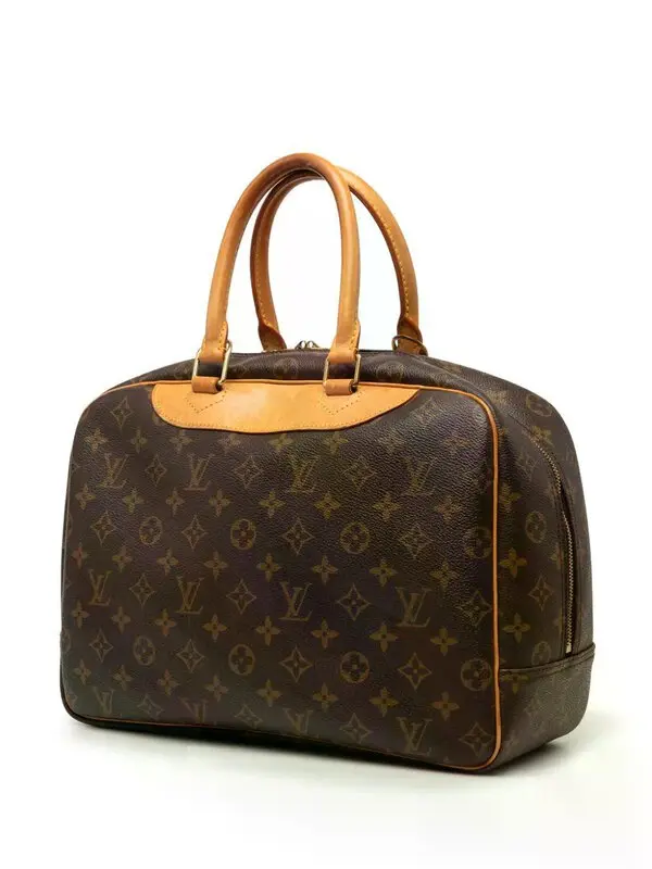 LOUIS VUITTON Monogram Canvas Deauville Handbag - Brown