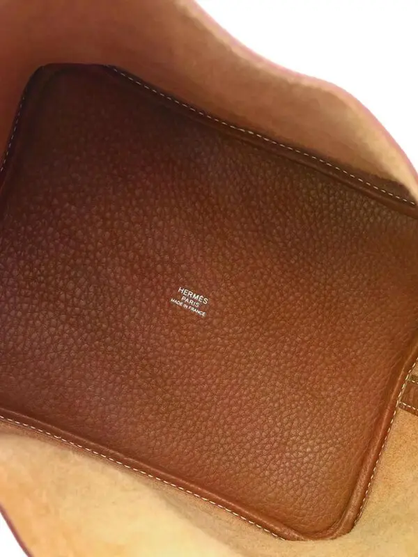 Hermès Clemence Picotin Lock 22 Handbag - Brown