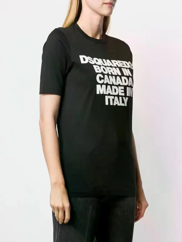 Dsquared2 Born In Canada" T-shirt - Black