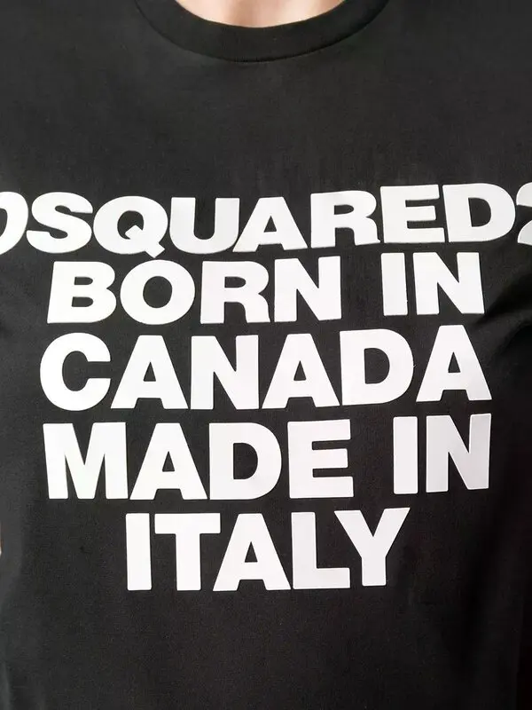 Dsquared2 Born In Canada" T-shirt - Black