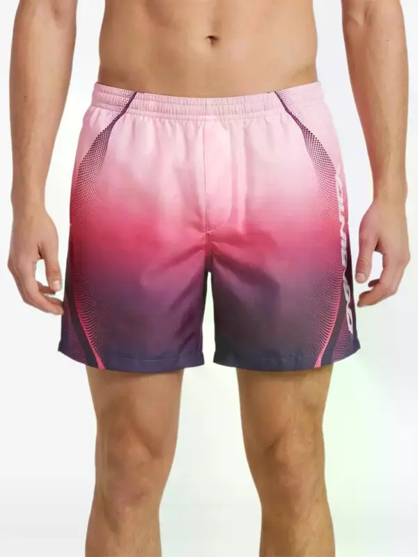 Casablanca Gradient Logo Swim Shorts - Pink