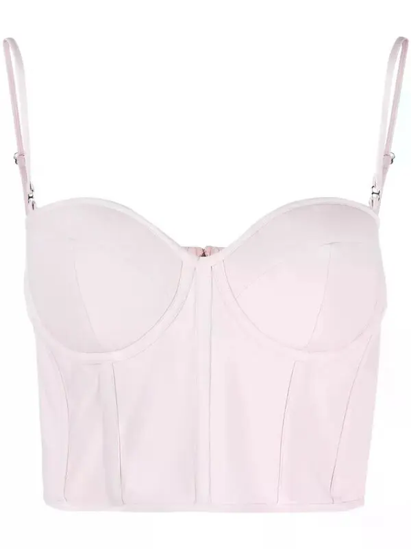 Alexander McQueen Boned Corset Top - Pink