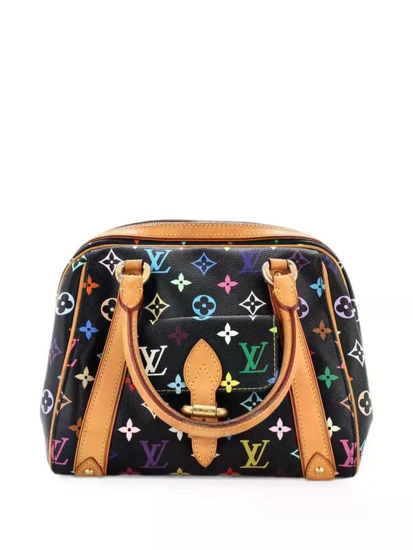LOUIS VUITTON Priscilla Handbag Monogram Multicolor Satchel