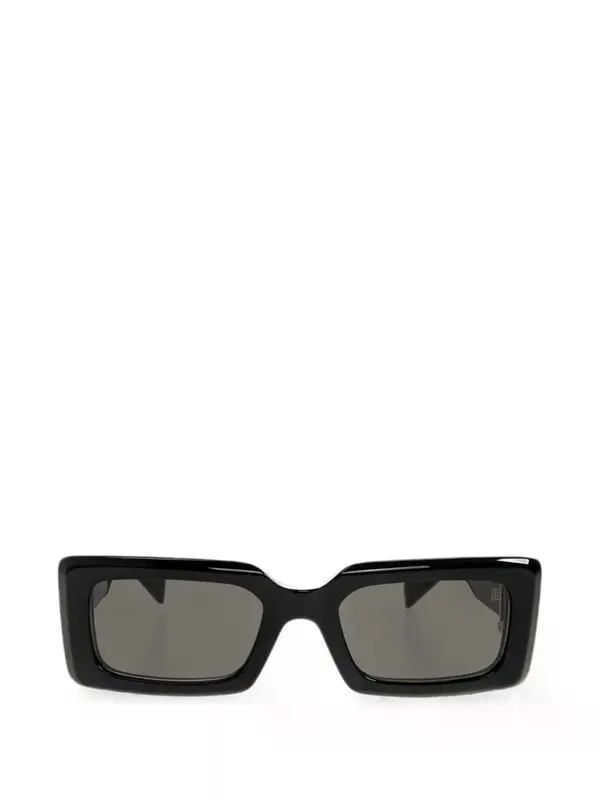 Balmain Anthem-i Rectangle-frame Sunglasses - Black