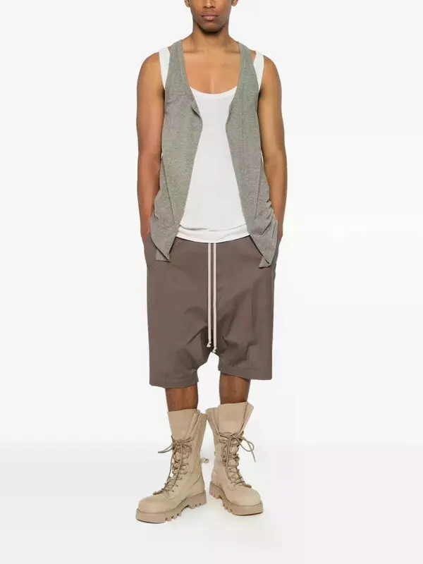 Rick Owens Open-front Longline Gilet