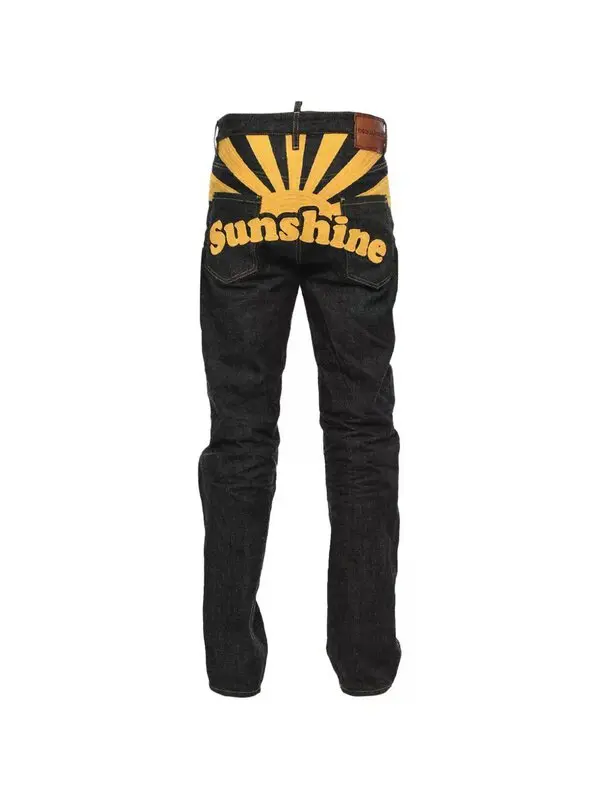 Dsquared2 Embroidered Regular-fit Jeans