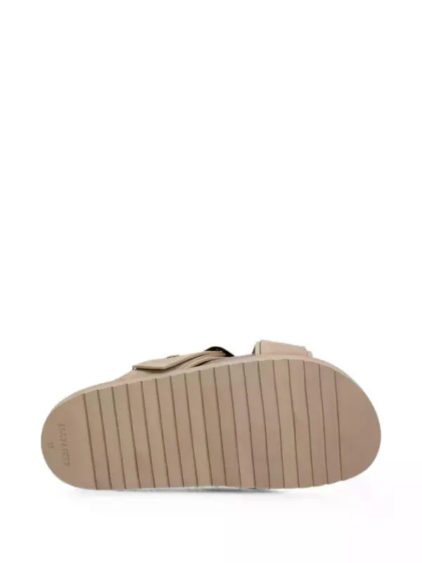 ALLSAINTS Suki Eyelet-embellished Crossover Sandals - Brown