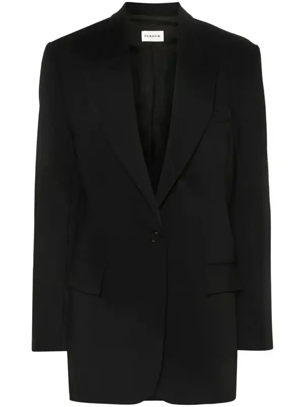 P.a.r.o.s.h Single-breasted Blazer With Peak Lapels