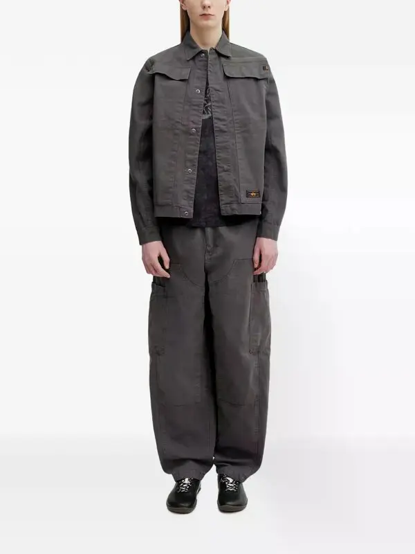 Alpha Industries Logo-patch Flap-pocket Jacket