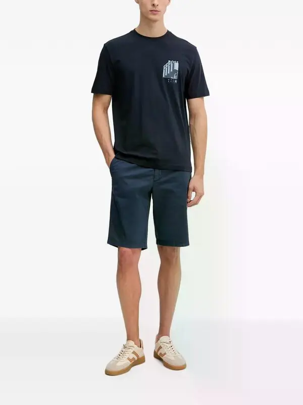 TRUSSARDI Embroidered Logo Shorts