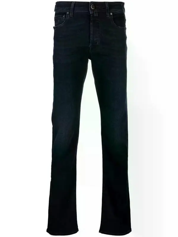 Jacob Cohen Embroidered Logo Straight-leg Jeans