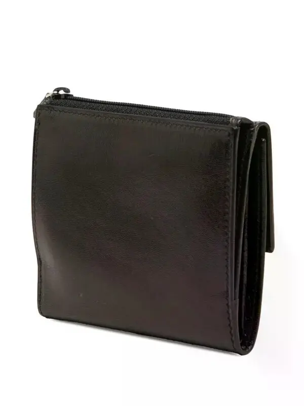 Gucci 2000-2015 Calfskin Metal Clasp Bifold Wallet Small Wallets - Black