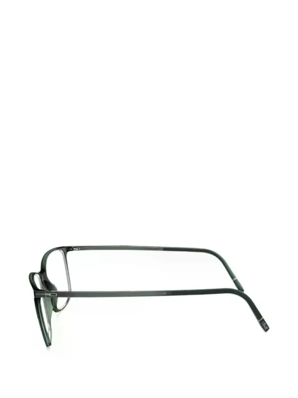 SILHOUETTE Rectangle Frame Eyeglasses - Black