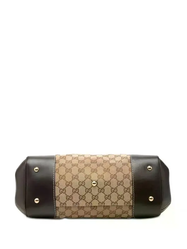Gucci Gg Canvas Web Mayfair Tote Bag - Neutrals