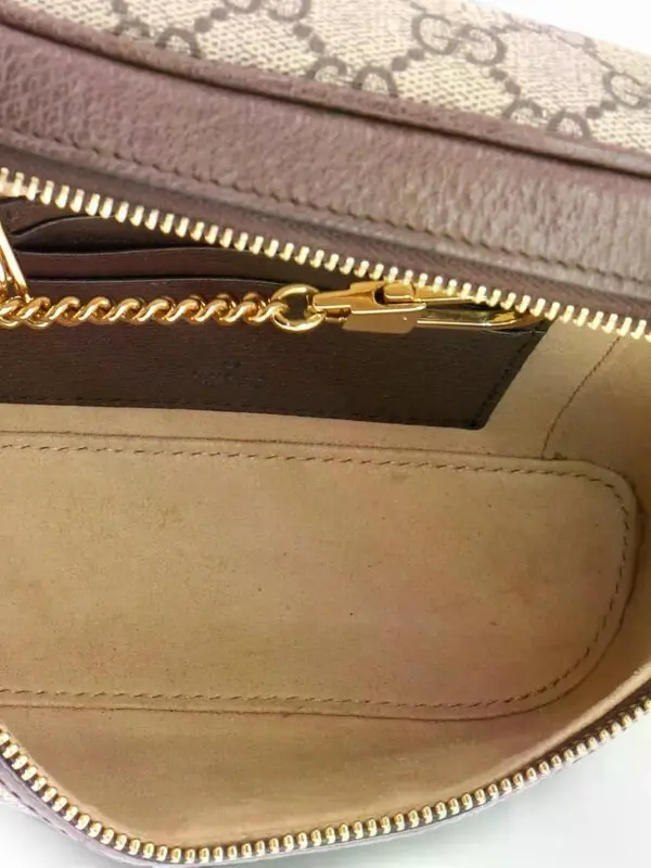 Gucci Ophidia Chain Gg Coated Canvas Small Belt Bag