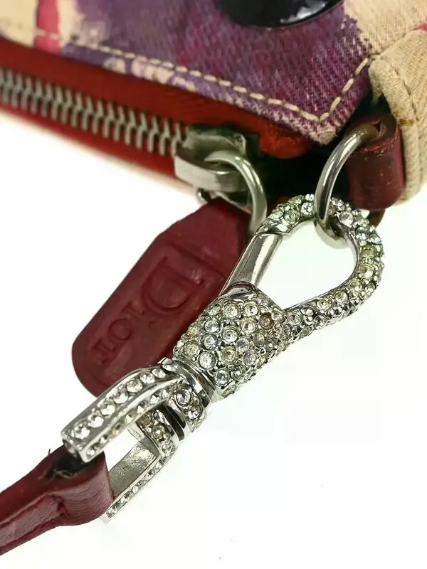 Dior Graphic Print Shoulder Bag - Neutrals