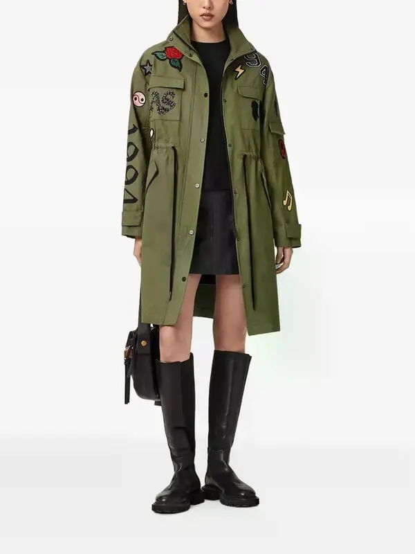 ALLSAINTS Ariaa Patch-embellished Drawstring Jacket