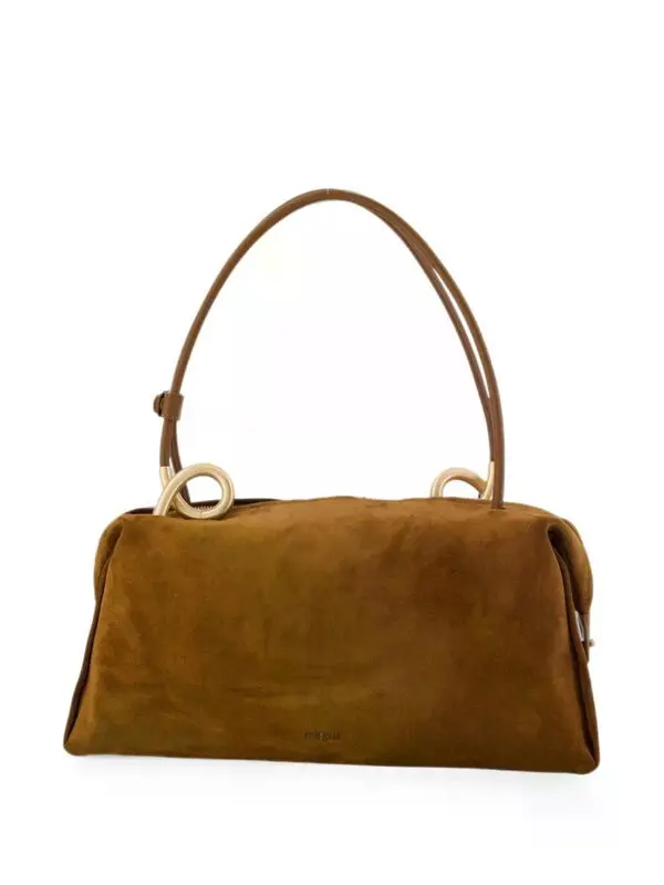 Cult Gaia Azariah Suede Shoulder Bag - Brown