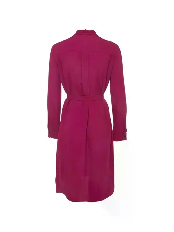 Gucci Crepe Midi Dress With Detachable Belt