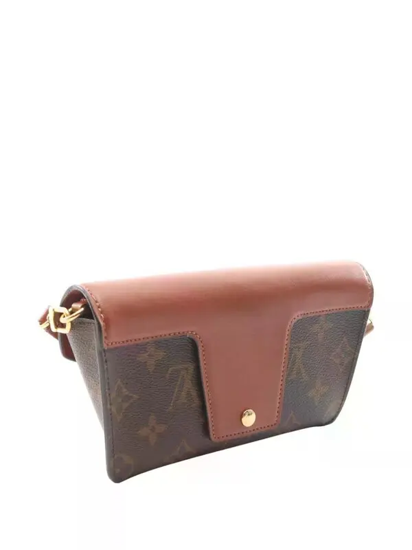 LOUIS VUITTON Monogram Padlock On Strap Satchel - Brown