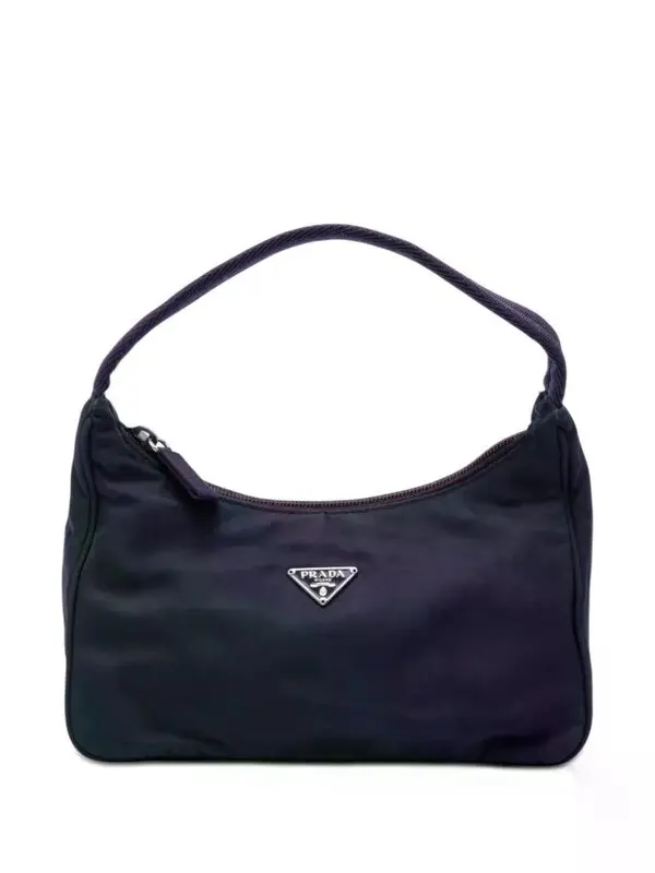 Prada Mini Tessuto Sport Shoulder Bag - Purple