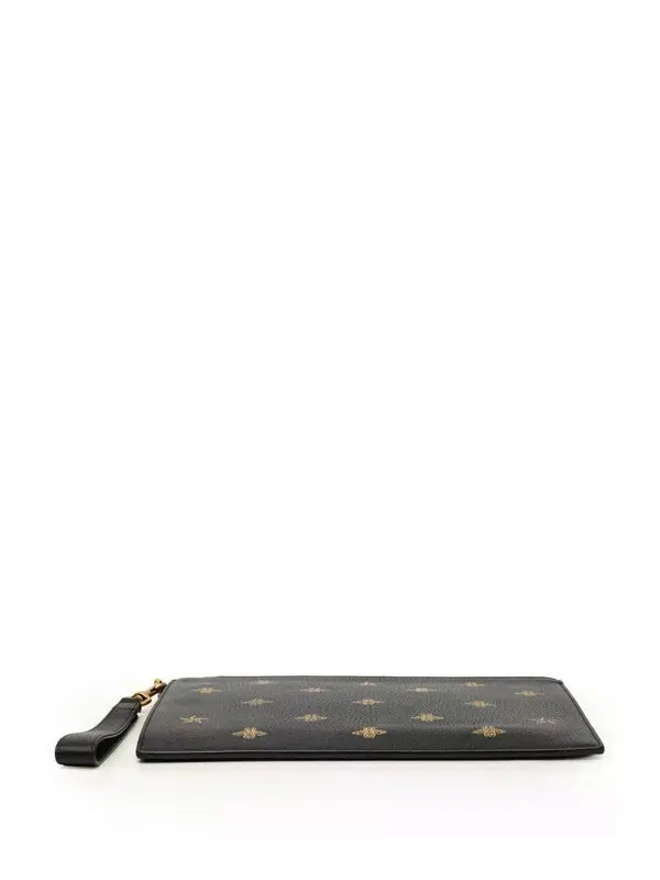 Gucci Calfskin Bee Star Clutch Bag