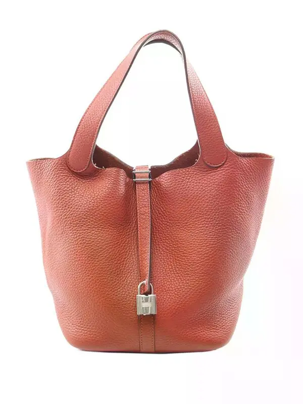 Hermès Clemence Picotin Lock 18 Handbag - Brown