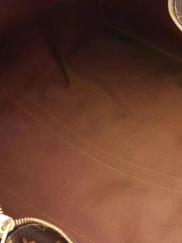 LOUIS VUITTON 2005 Monogram Keepall Bandouliere 55 Travel Bag - Brown