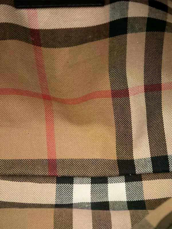 Burberry Suede And Calfskin Banner Satchel