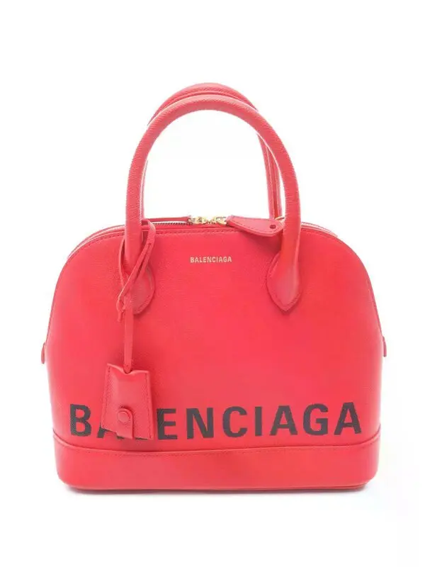 Balenciaga Ville Top Handle Satchel - Red