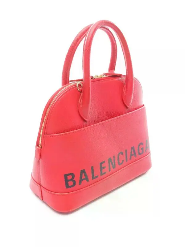 Balenciaga Ville Top Handle Satchel - Red
