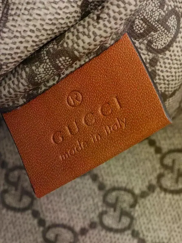 Gucci Canvas Logo Clutch Bag