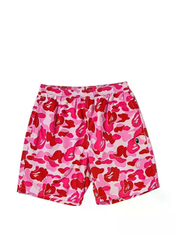 A BATHING APE Camouflage Print Shorts