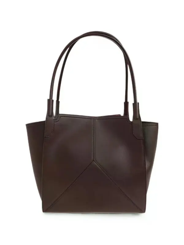 Victoria Beckham Logo-print Tote Bag - Brown