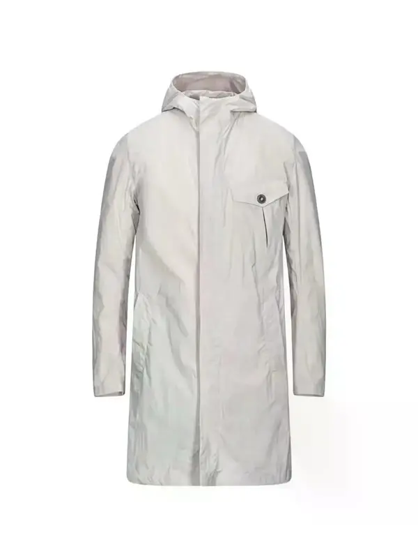 Herno Hooded Single-breasted Coat