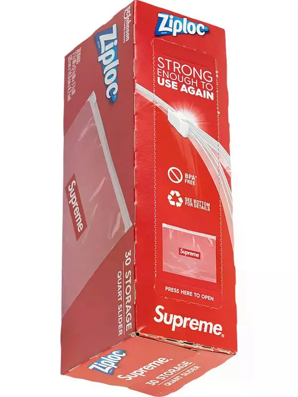 Supreme Box-logo Ziploc Bags - Neutrals