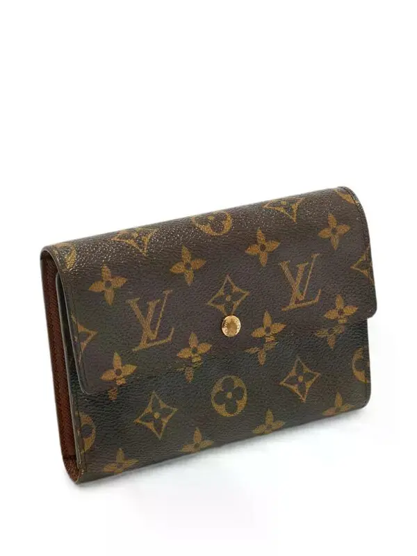 LOUIS VUITTON 2005 Porte-tresor Etui Papiers Monogram Wallet - Brown