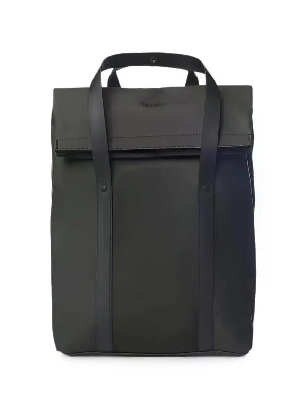 Rains Logo-embossed Foldover Backpack