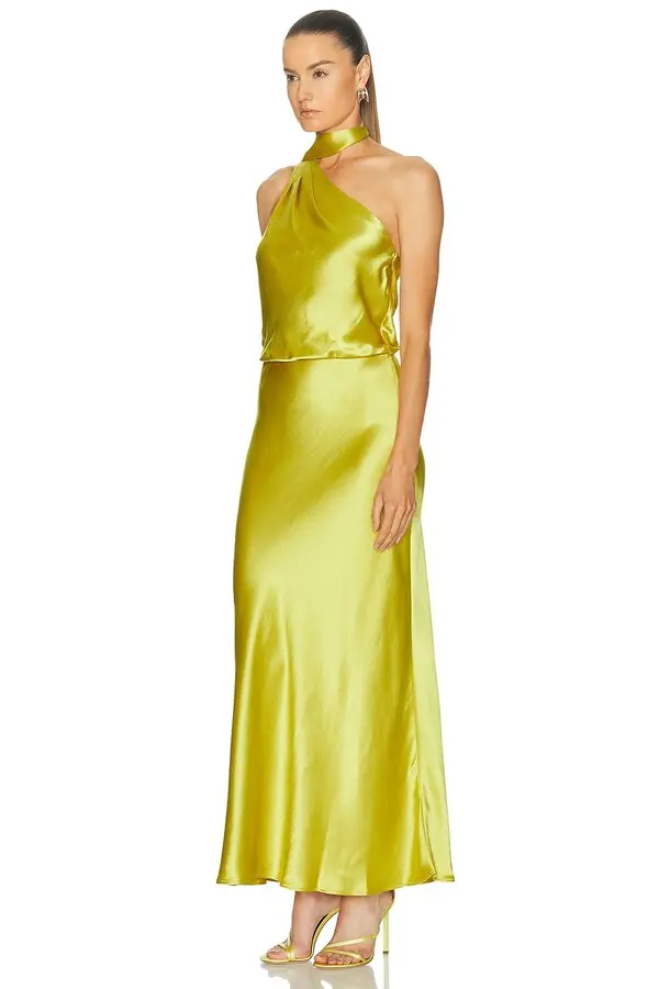 Staud Estelle Maxi Dress - Citron