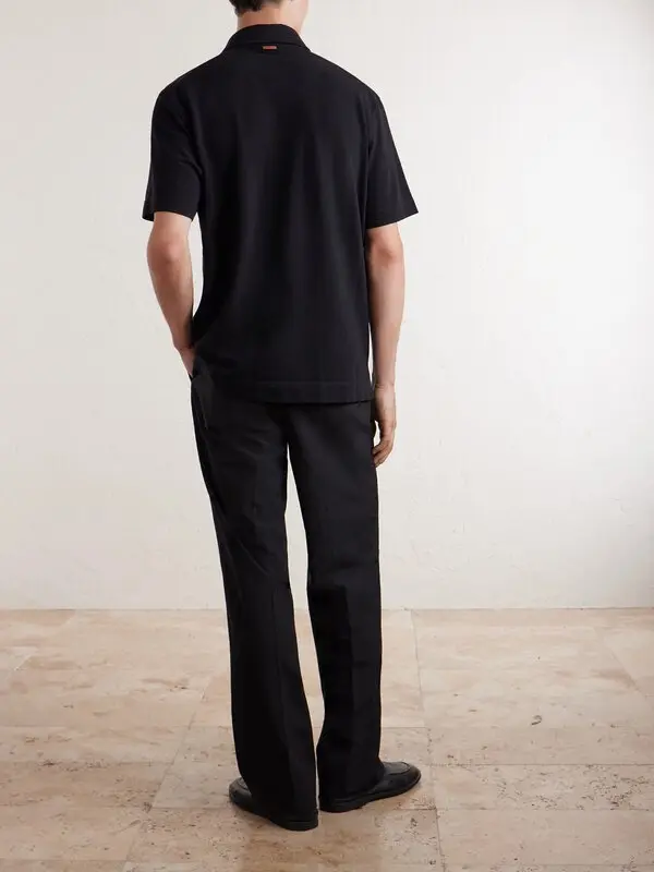 Zegna Cotton-jersey Polo Shirt