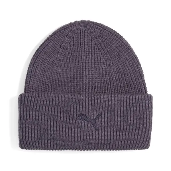 PUMA Wardrobe Essentials Chunky Mid Crown Beanie Hat - Gray