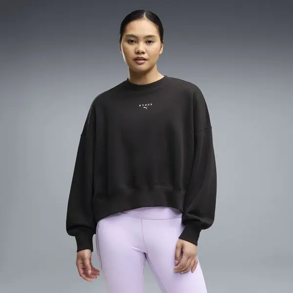 PUMA X Hyrox Heavyweight Crew Sweatshirt - Black